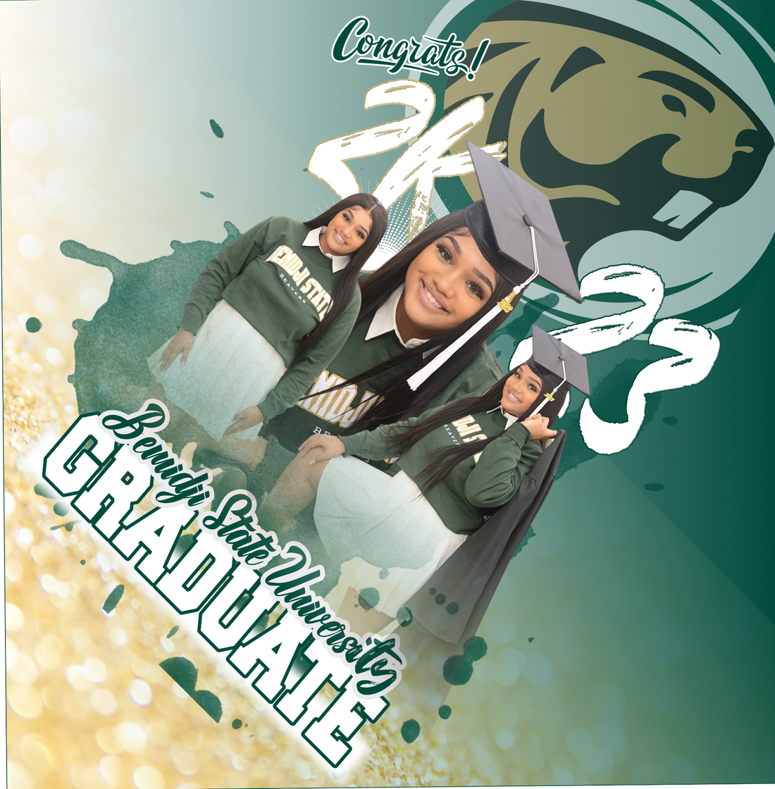 Custom Graduation Cap Topper – Bambi Rae Collections